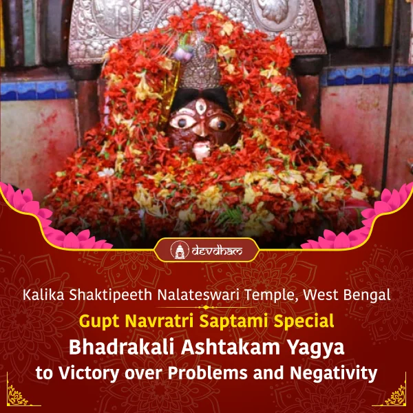 Gupt Navratri Saptami Special Bhadrakali Ashtakam Yagya for Victory ...