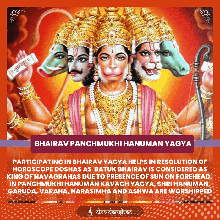Shri Batuk Bhairav Aapda Haran Yagya, Panchmukhi Hanuman Puja